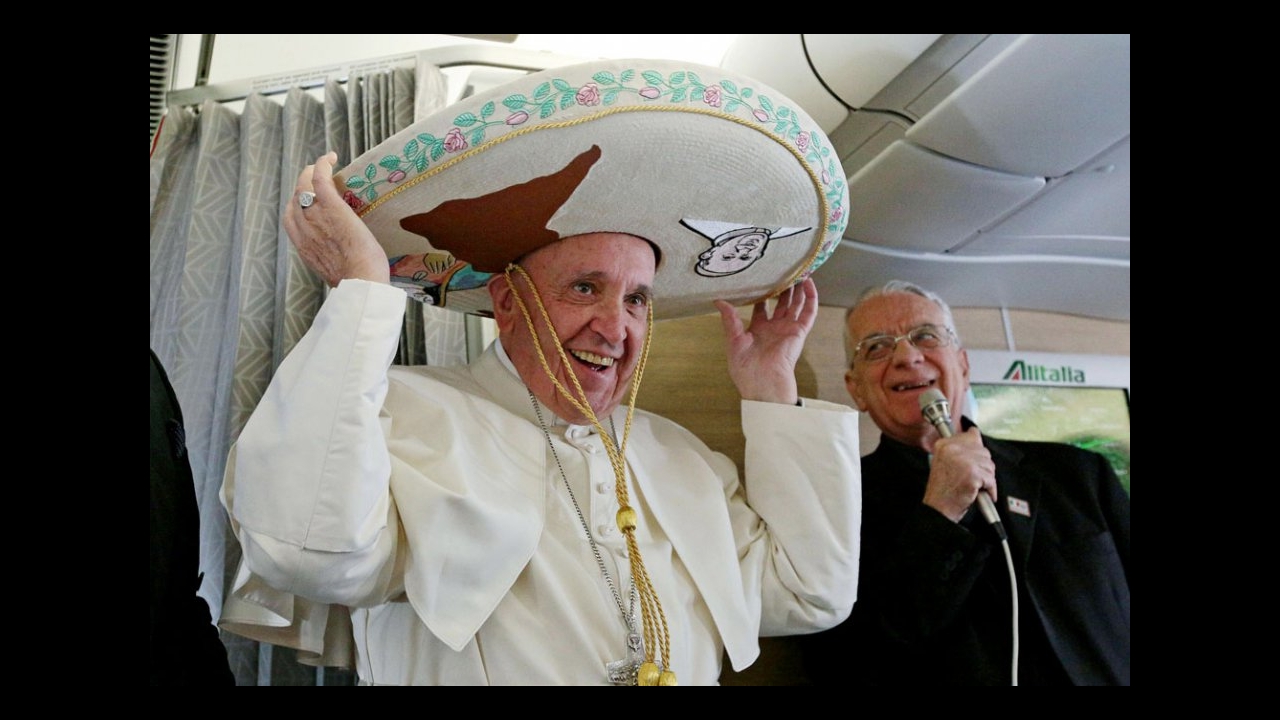 Aboard the papal plane, fun and games abound | Correspondent